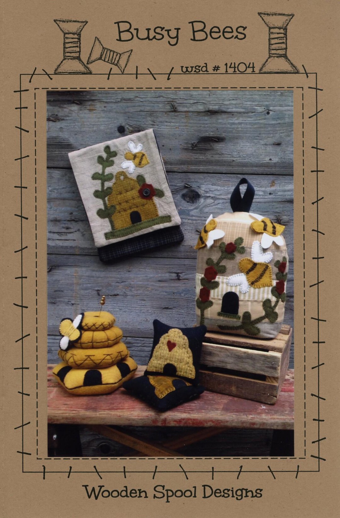 Busy Bees Sewing Pattern, From Wooden Spool Designs BRAND NEW, Please ...