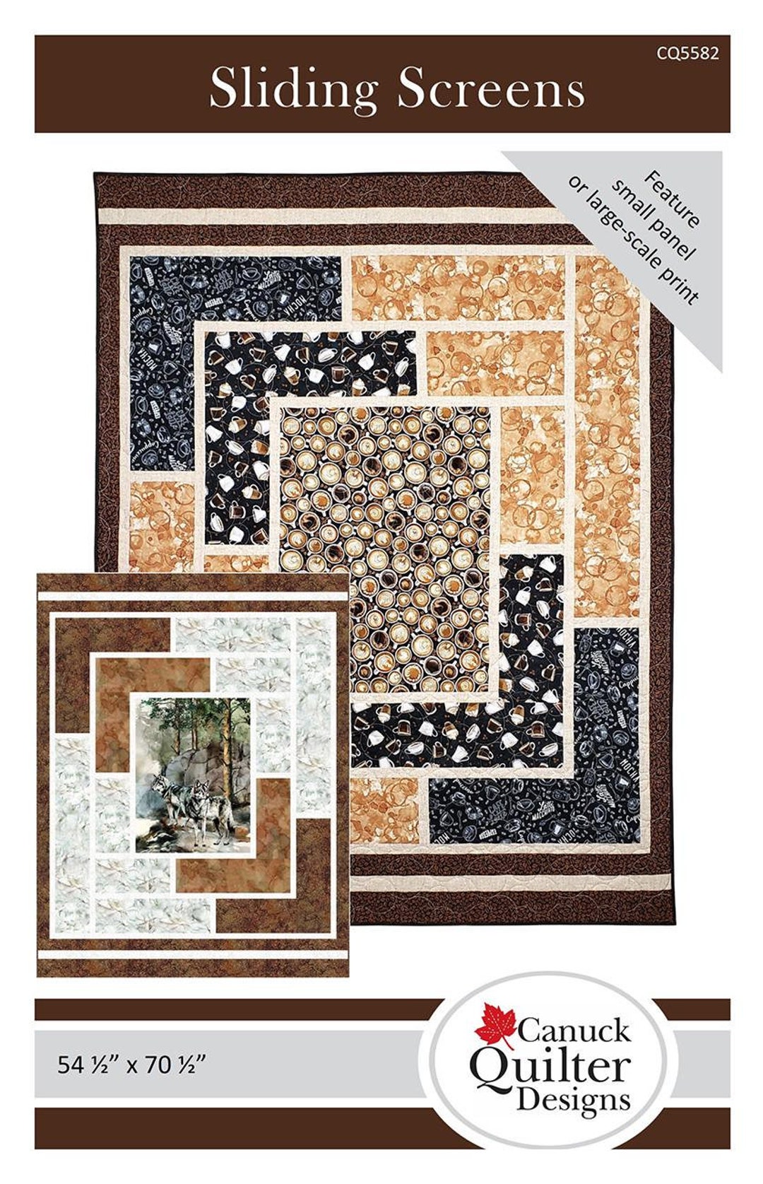 Sliding Screens Quilt Quilting Pattern, From Canuck Quilter Designs ...