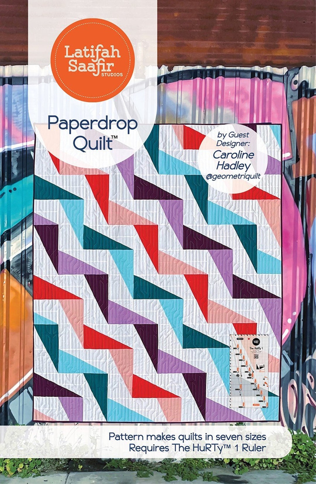 Paperdrop Quilt Quilting Pattern From Latifah Saafir Studios - Etsy