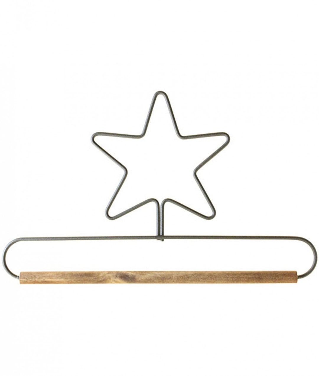 8 Inch Star Shaped Project Holder or Quilt Hanger Dark Gray Metal With ...