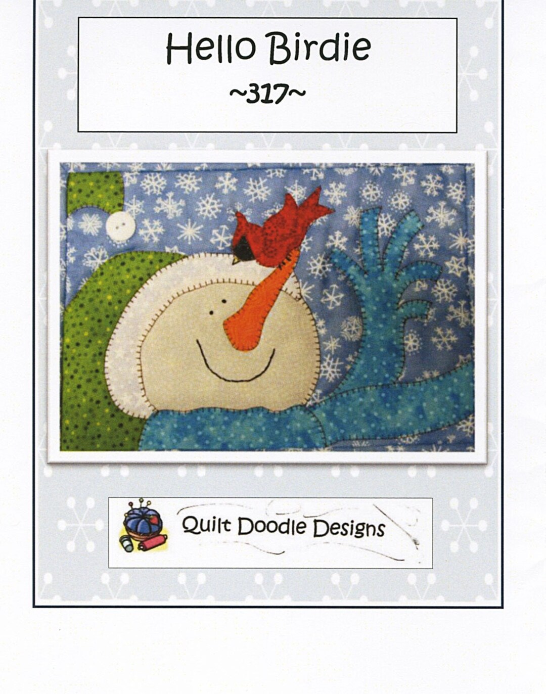 Hello Birdie Mug Rug Quilting and Sewing Pattern, From Quilt Doodle ...