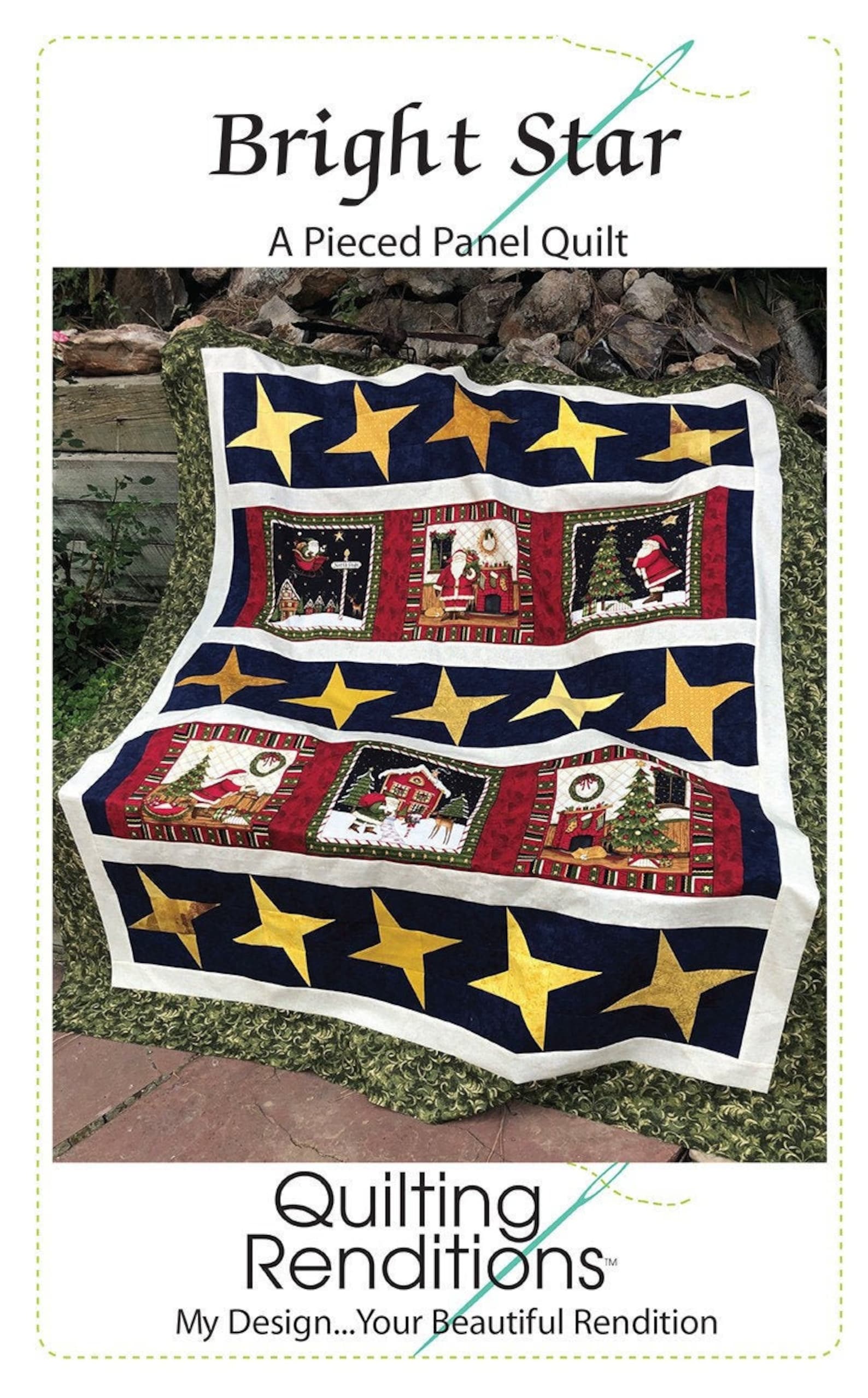Bright Star Quilt Quilting Pattern From Quilting Renditions - Etsy