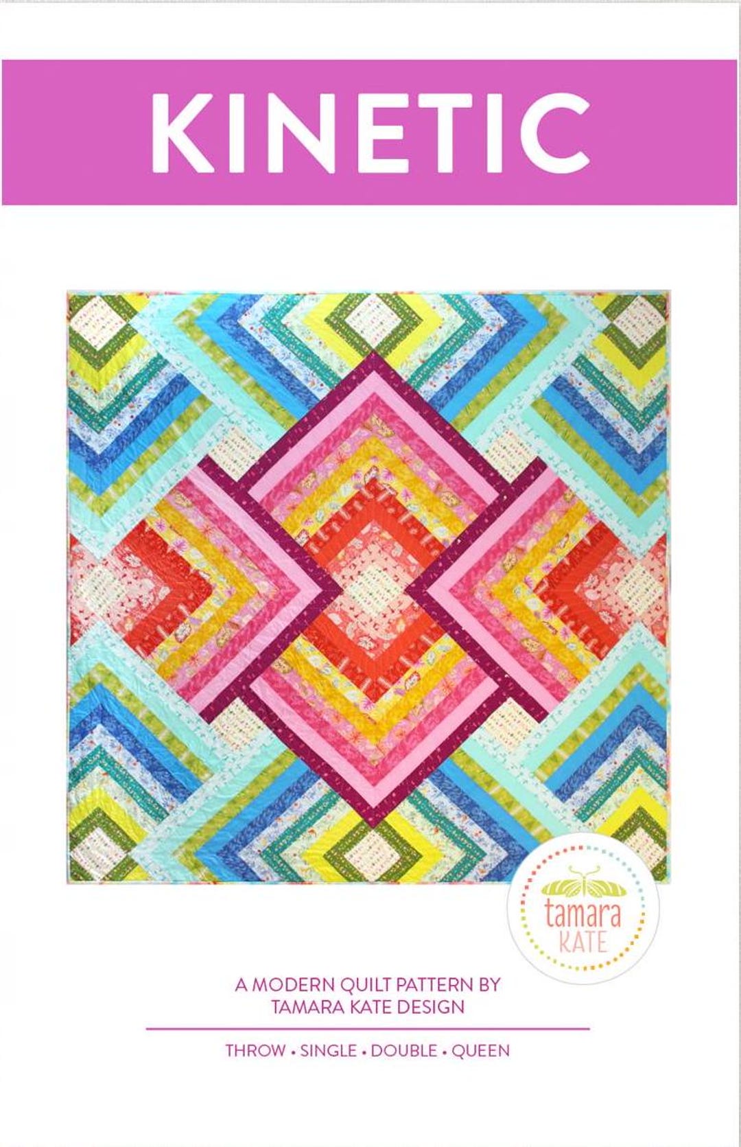 Kinetic Quilt Quilting Pattern, From Tamara Kate Designs BRAND NEW ...