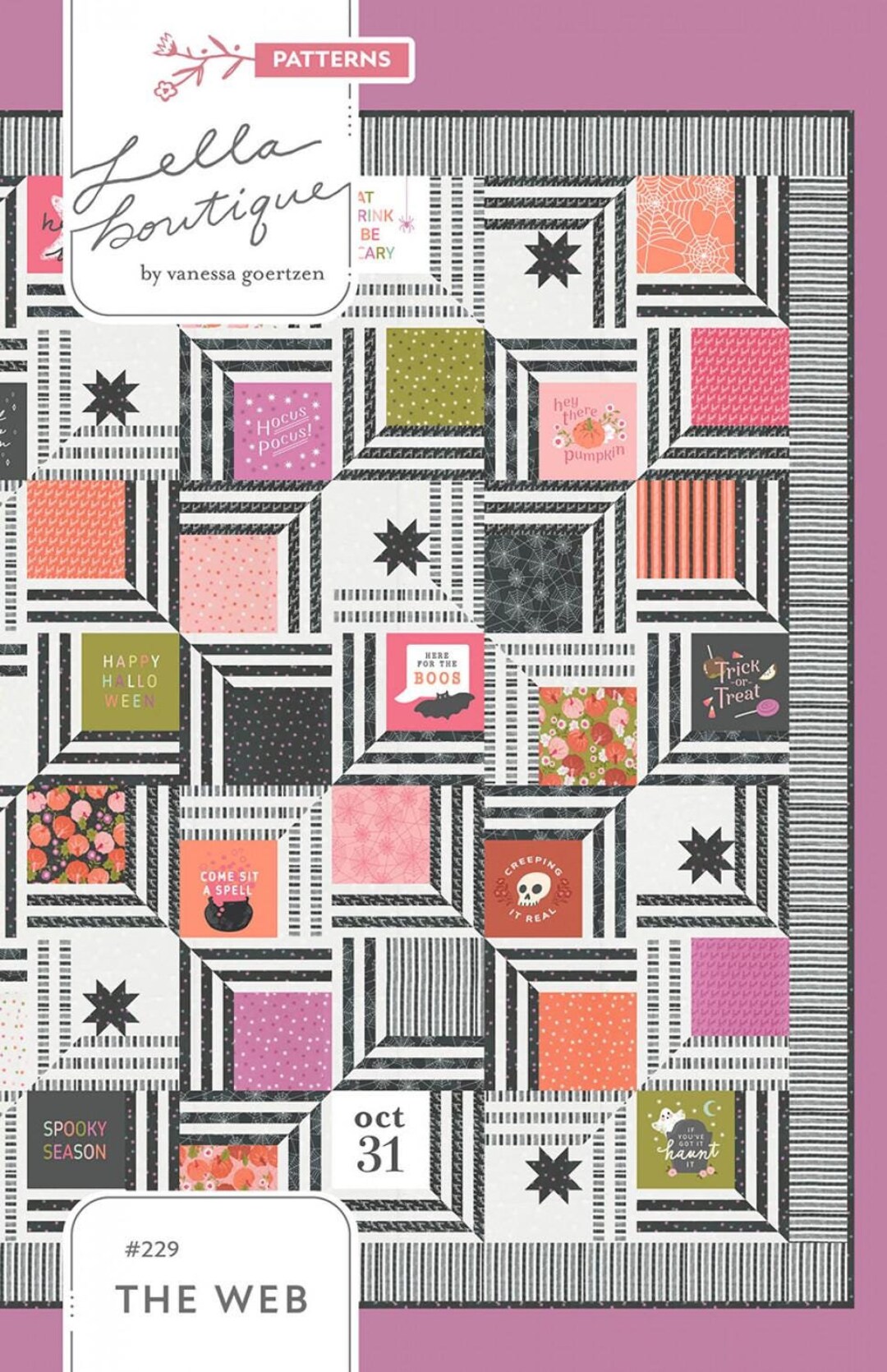 The Web Quilt Quilting Pattern, From Lella Boutique Patterns, Please ...