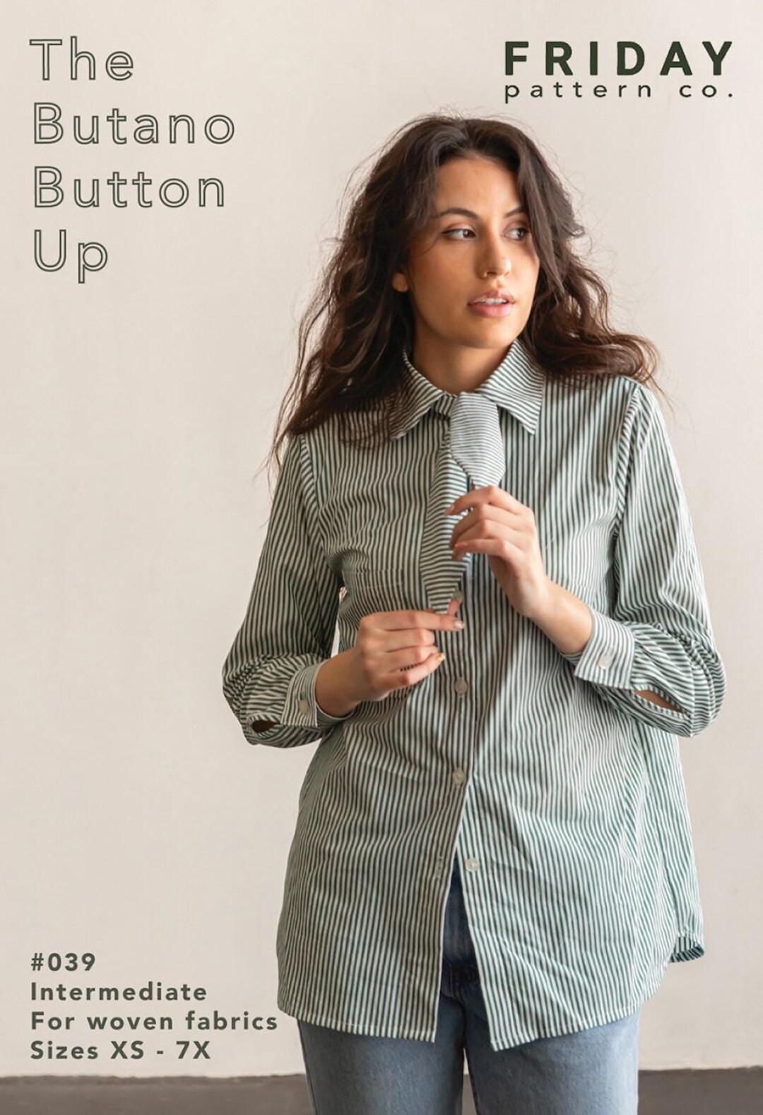 The Butano Button up Sewing Pattern, Size XS-7X, From Friday Pattern ...