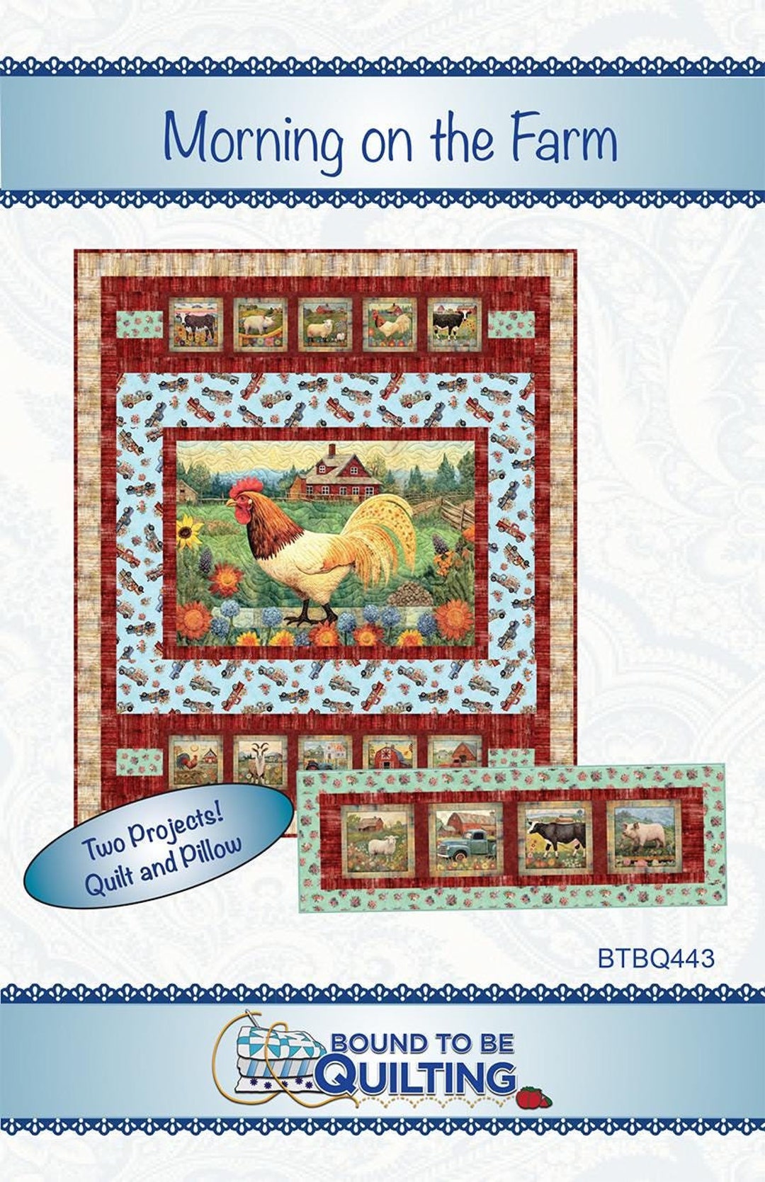 Morning on the Farm Quilt Pattern, From Bound to Be Quilting BRAND NEW ...