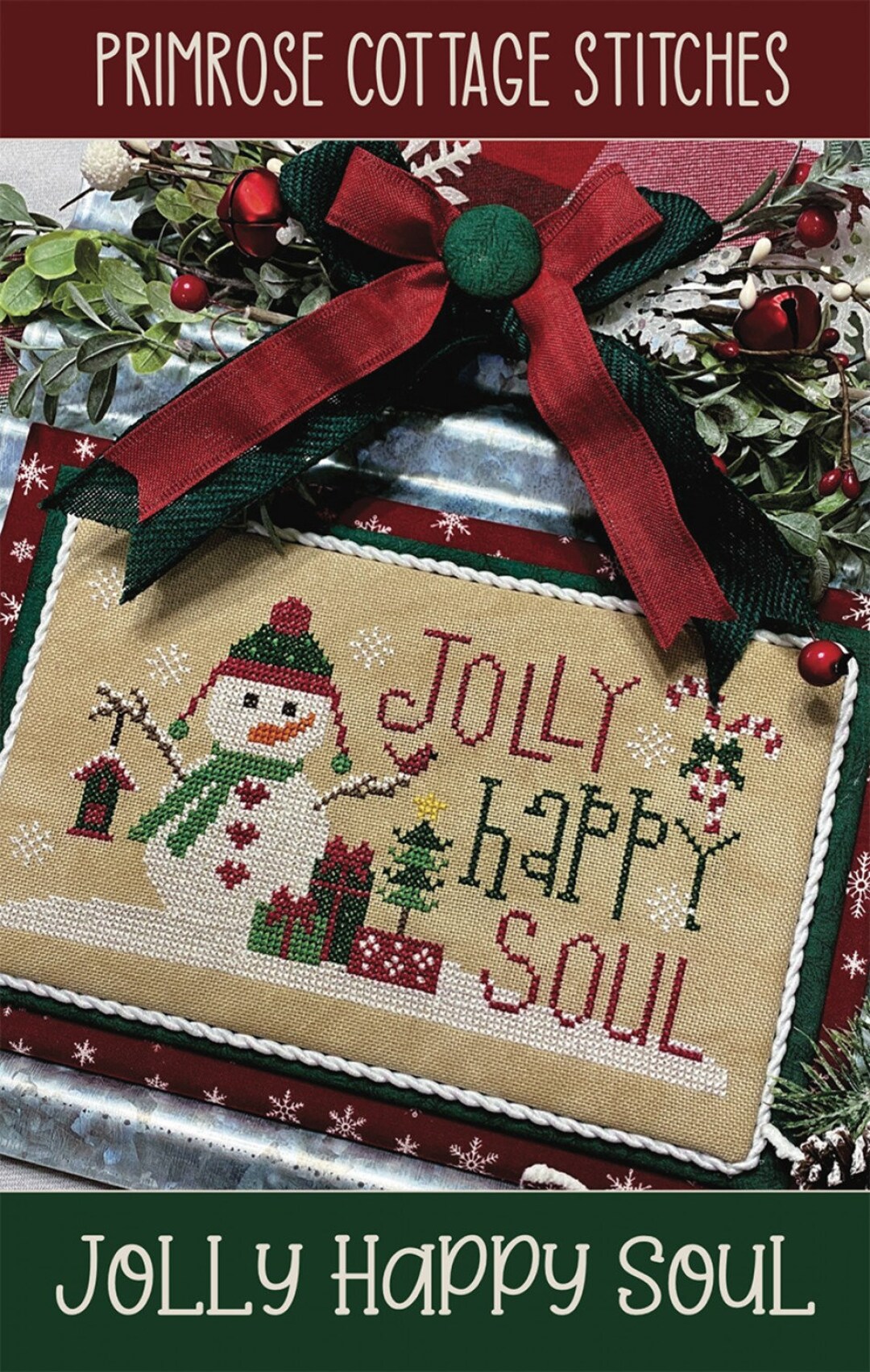 Jolly Happy Soul Cross Stitch Pattern, From Primrose Cottage BRAND NEW ...