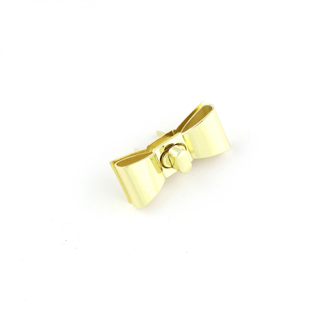 Bow Turn Lock Approx. 1-2 Inch, Choose From 5 Colors, From Sallie ...