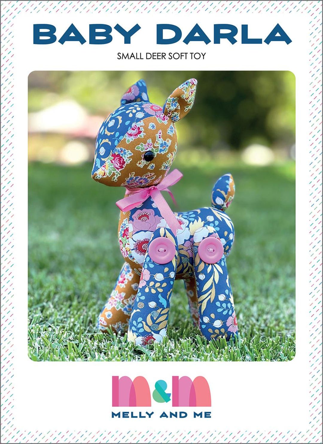 Baby Darla Small Deer Soft Toy Sewing Pattern, From Melly and Me BRAND ...