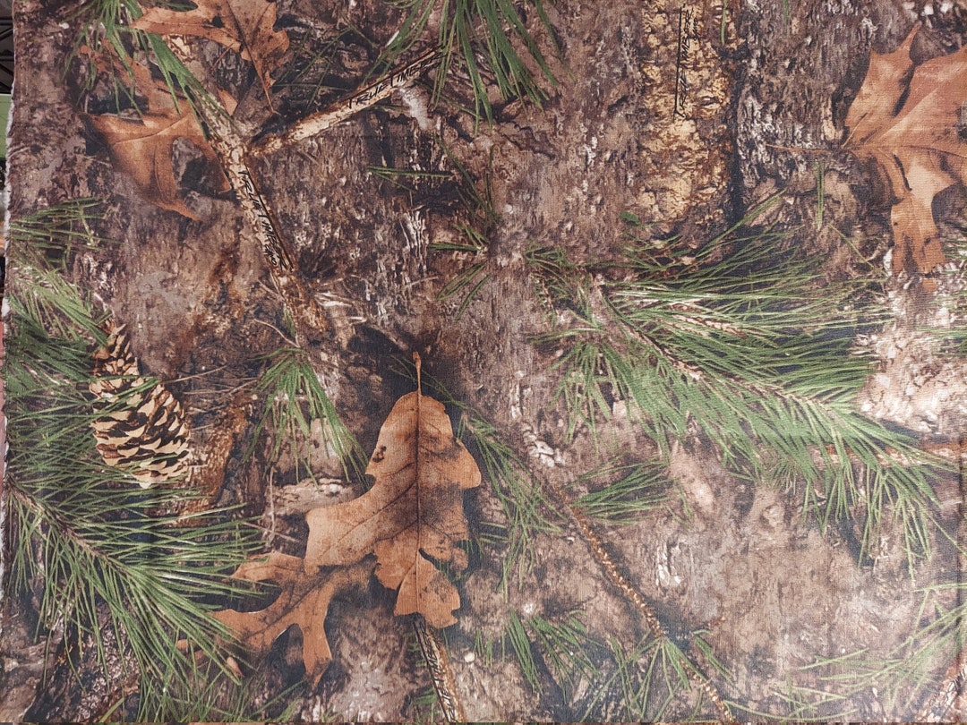 True Timber Camo Mixed Pine All Over on Woven Cotton Fabric Priced by ...