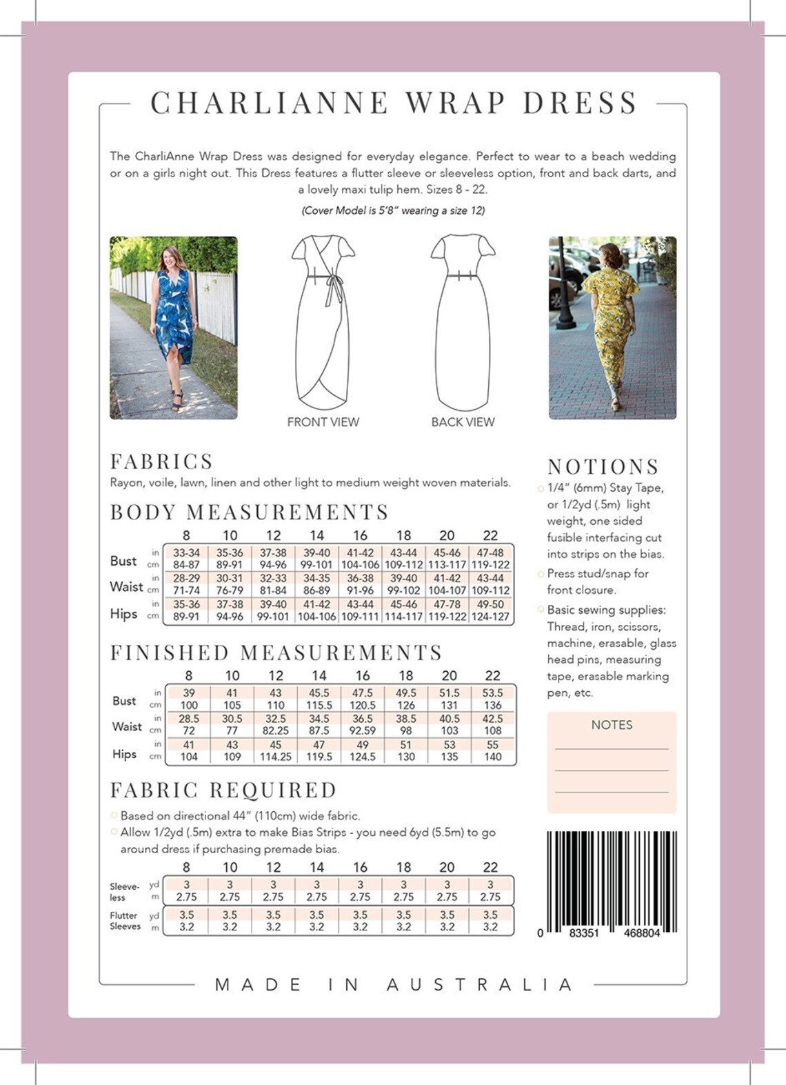 The Charli Anne Dress Sewing Pattern From Sew to Grow - Etsy