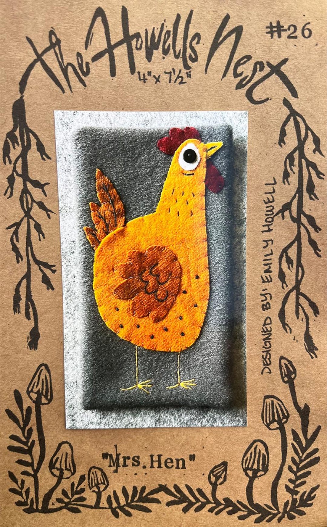 Mrs. Hen Sewing Pattern, From Howells Nest BRAND NEW, Please See ...