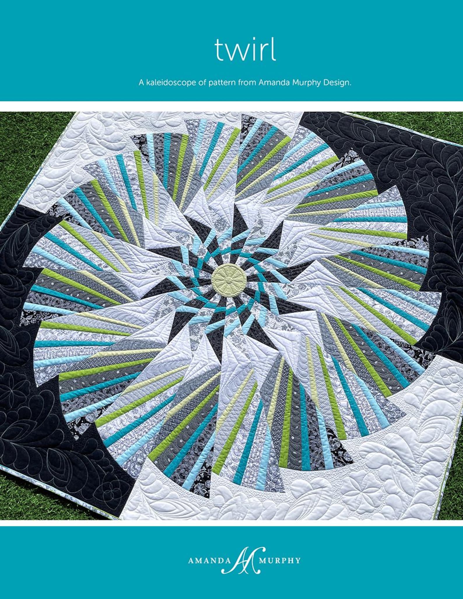 Twirl Quilt Quilting Pattern, From Amanda Murphy Design LLC, Please See ...