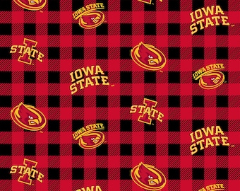 The Iowa State University Cyclones Home State All Over Cotton Fabric ...