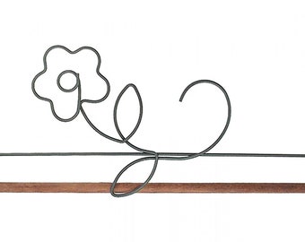 24 Inch Heirloom Shaped Project Holder or Wall Quilt Hanger Gray Metal ...