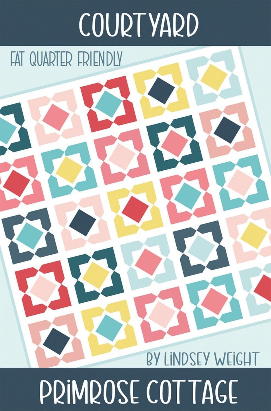 Courtyard Quilt Quilting Pattern, From Primrose Cottage BRAND NEW ...