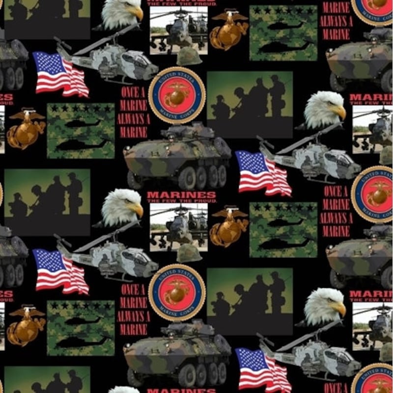 Military Panel for Quilts - Etsy