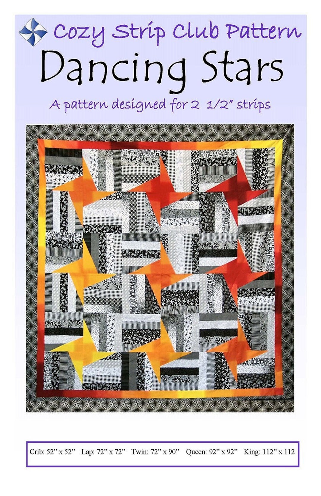 Dancing Stars Quilt Quilting and Sewing Pattern, From Cozy Quilt ...