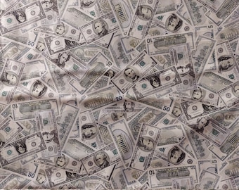 Money Fabric by the Yard - Etsy