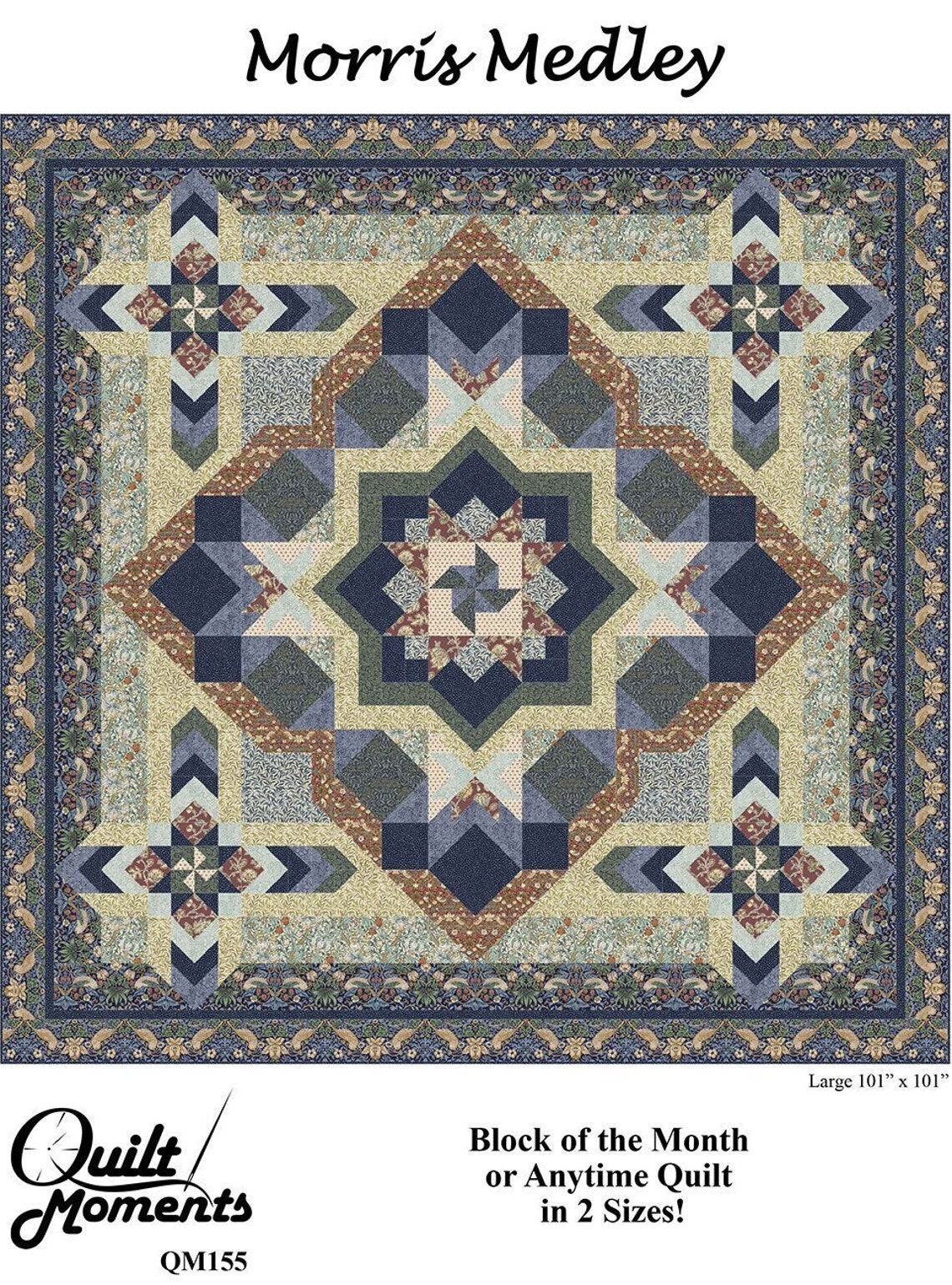 Morris Medley Quilt Quilting Pattern, From Quilt Moments BRAND NEW ...