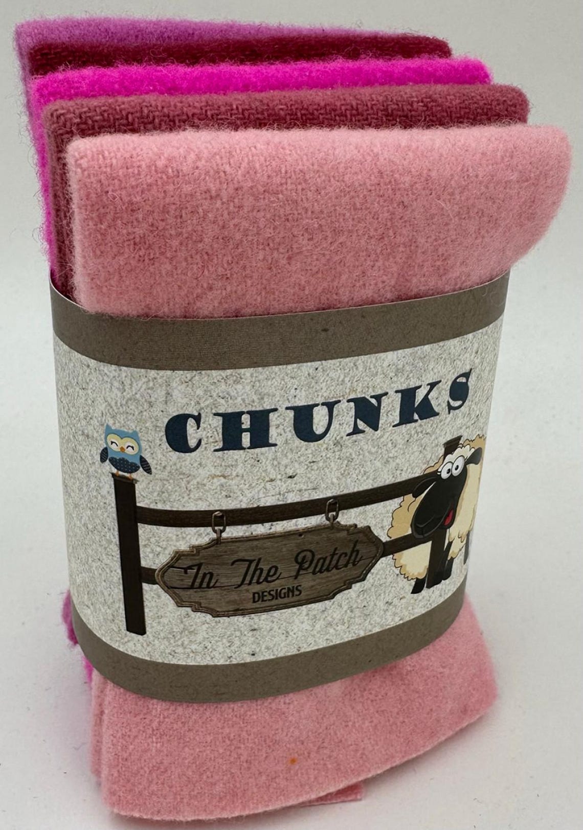 Assorted Wool Chunks, in Packs of 5 Hand Dyed Pieces of Wool, From in ...