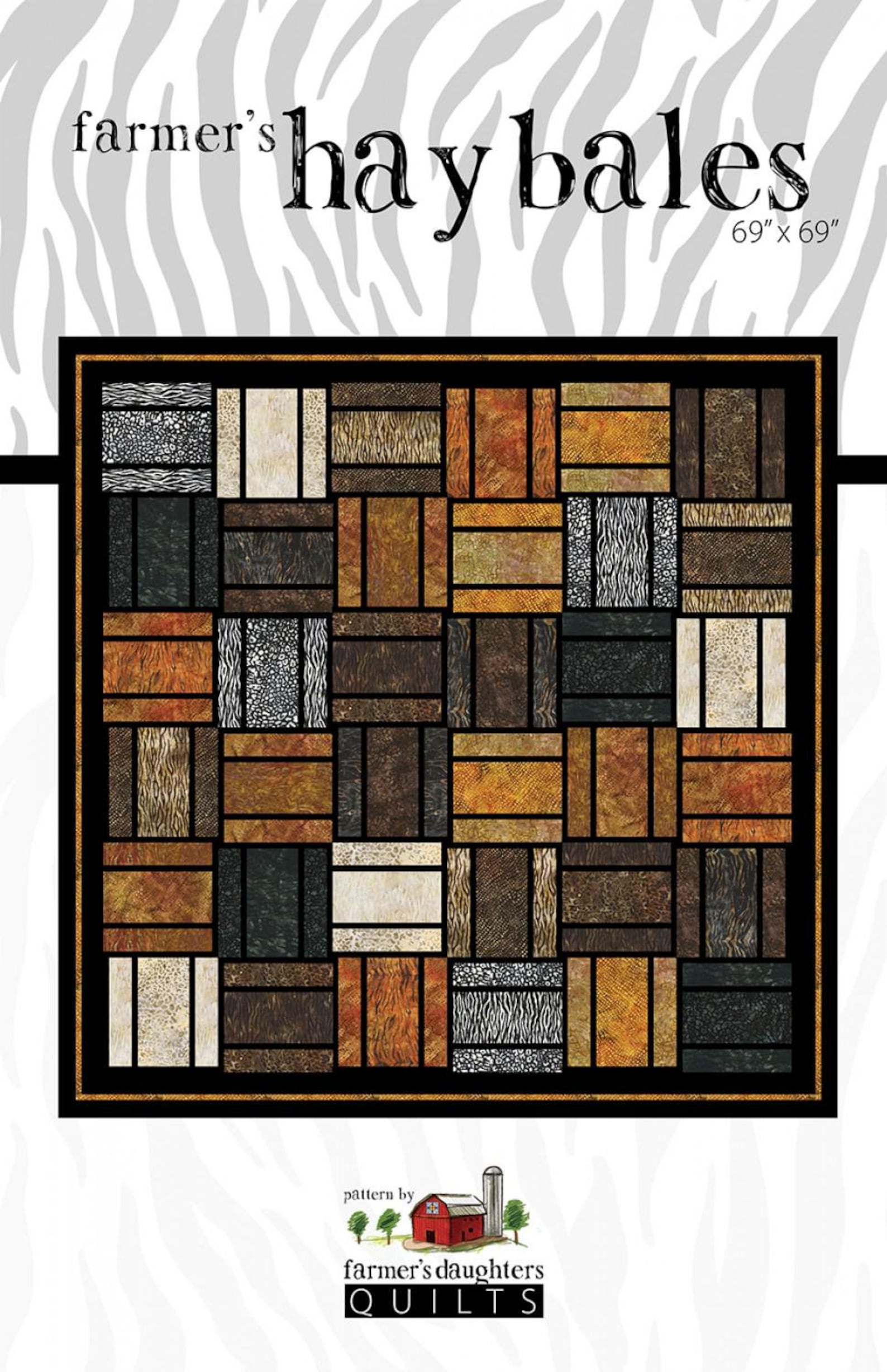 Farmer's Hay Bales Quilt Quilting Pattern From Farmers Daughter Quilts ...
