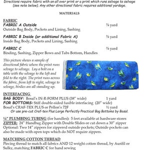 PERFECTLY PRACTICAL BAG Sewing Pattern, From Aunties Two Patterns - Etsy