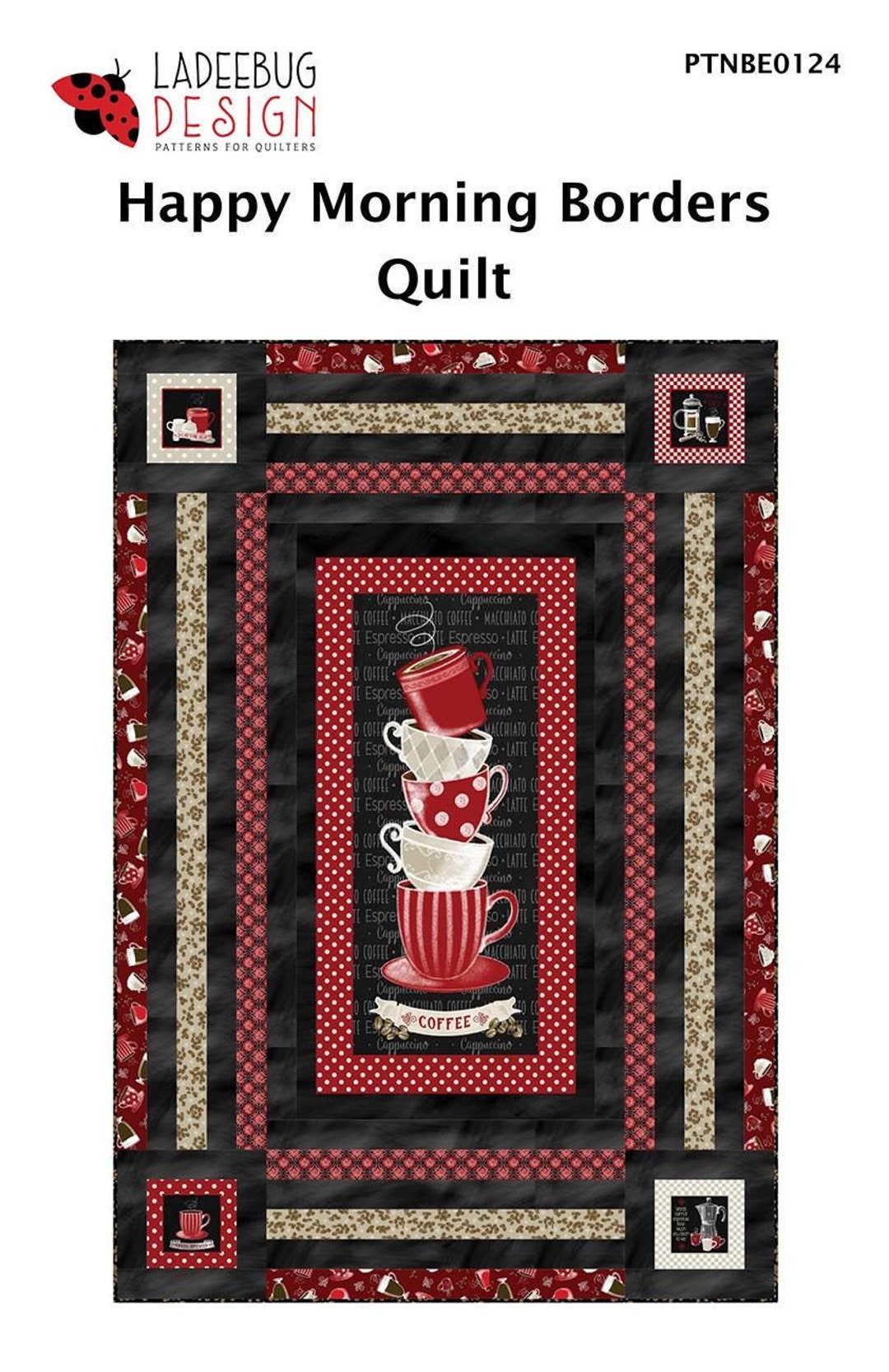 Happy Morning Borders Quilt Quilting Pattern, From Ladeebug Designs ...