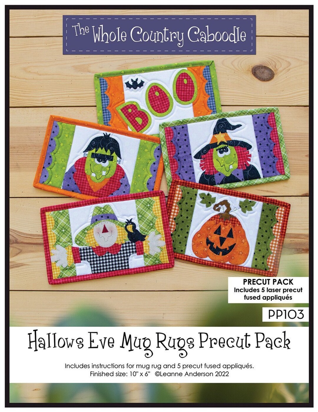 Hallows Eve Mug Rugs Applique Precut Pack, From the Whole Country ...