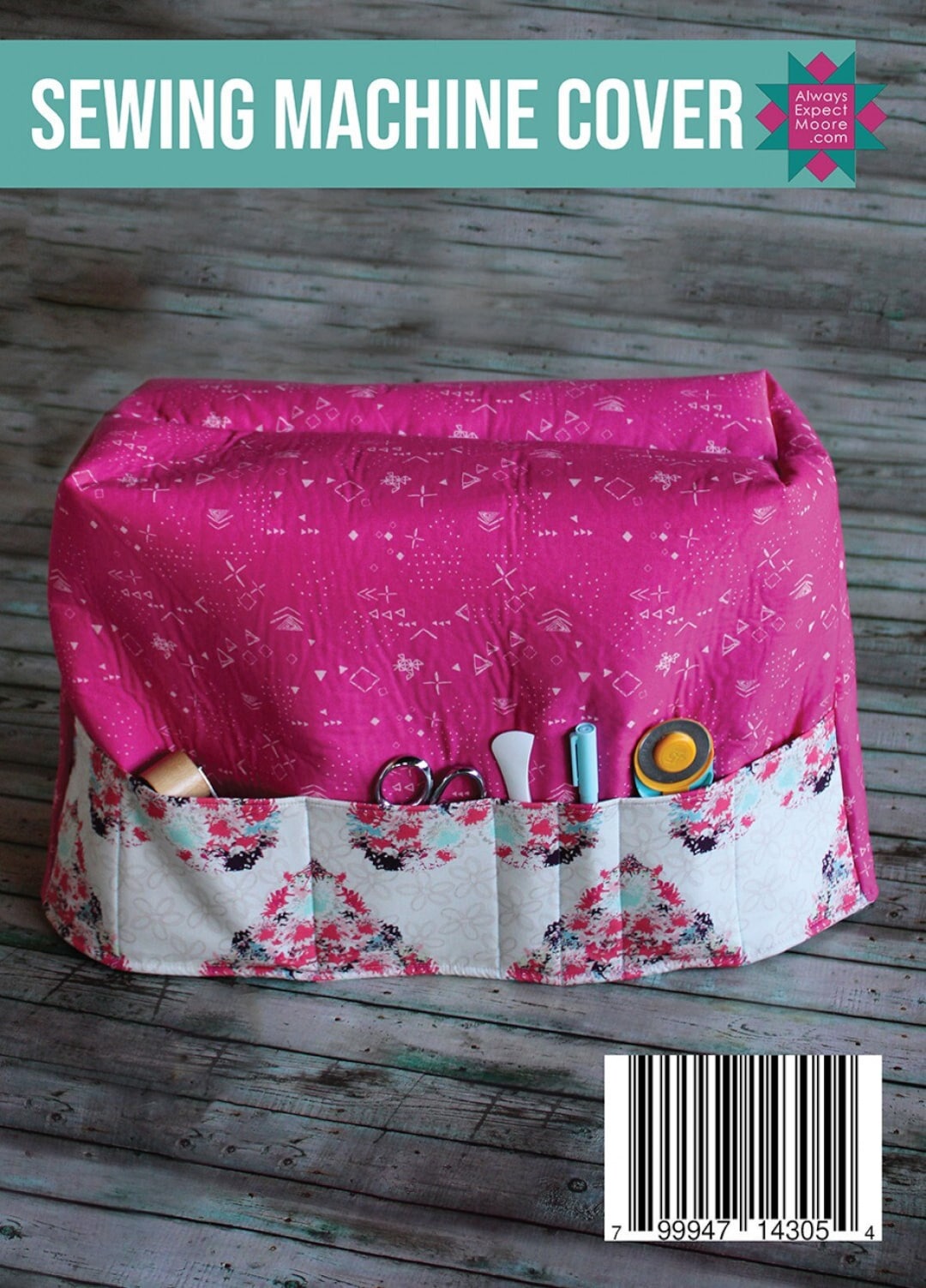 Sewing Machine Cover Postcard Sewing Pattern From Carolina Moore ...