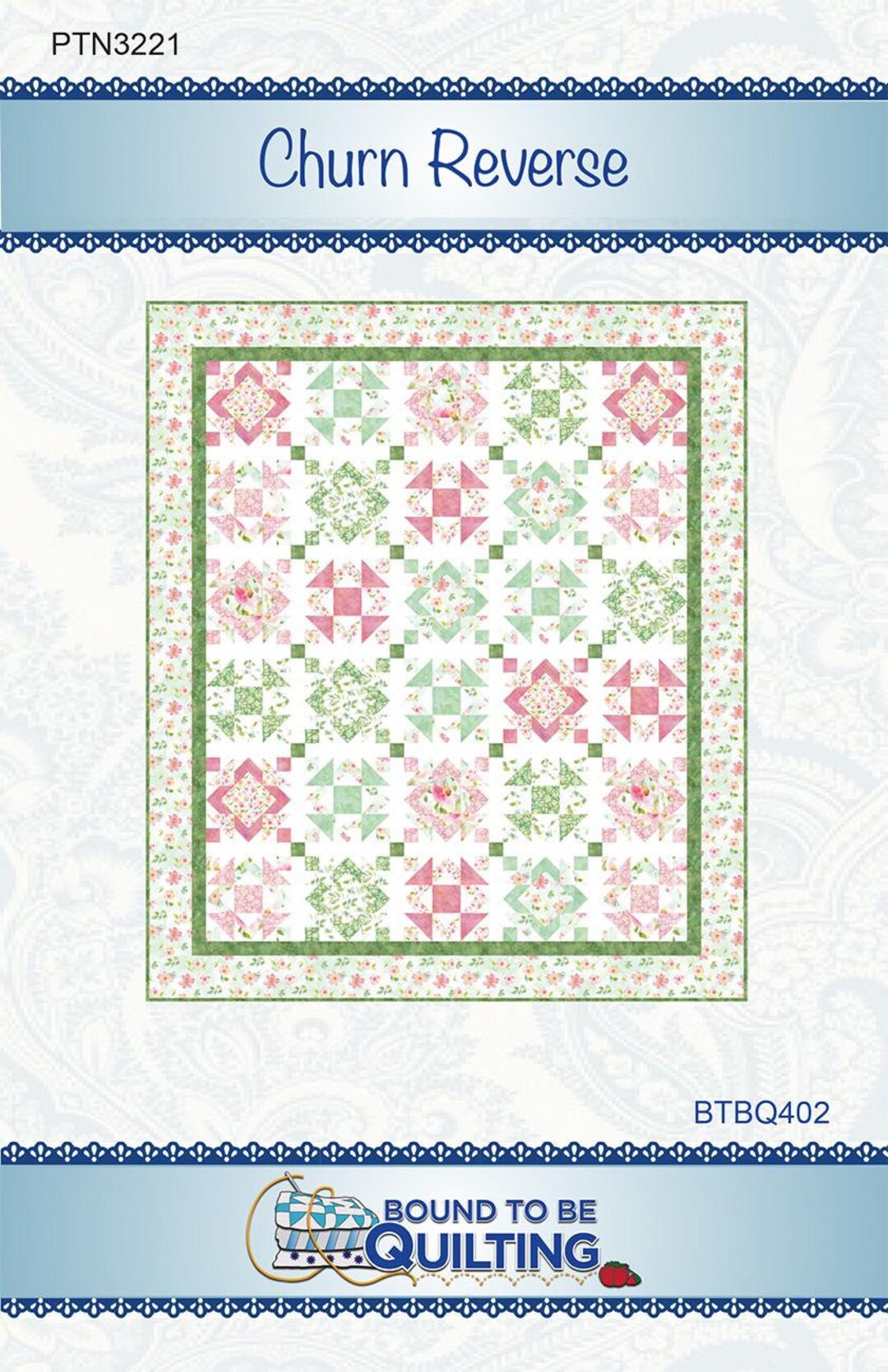 Churn Reverse Quilt Pattern, From Bound to Be Quilting BRAND NEW ...