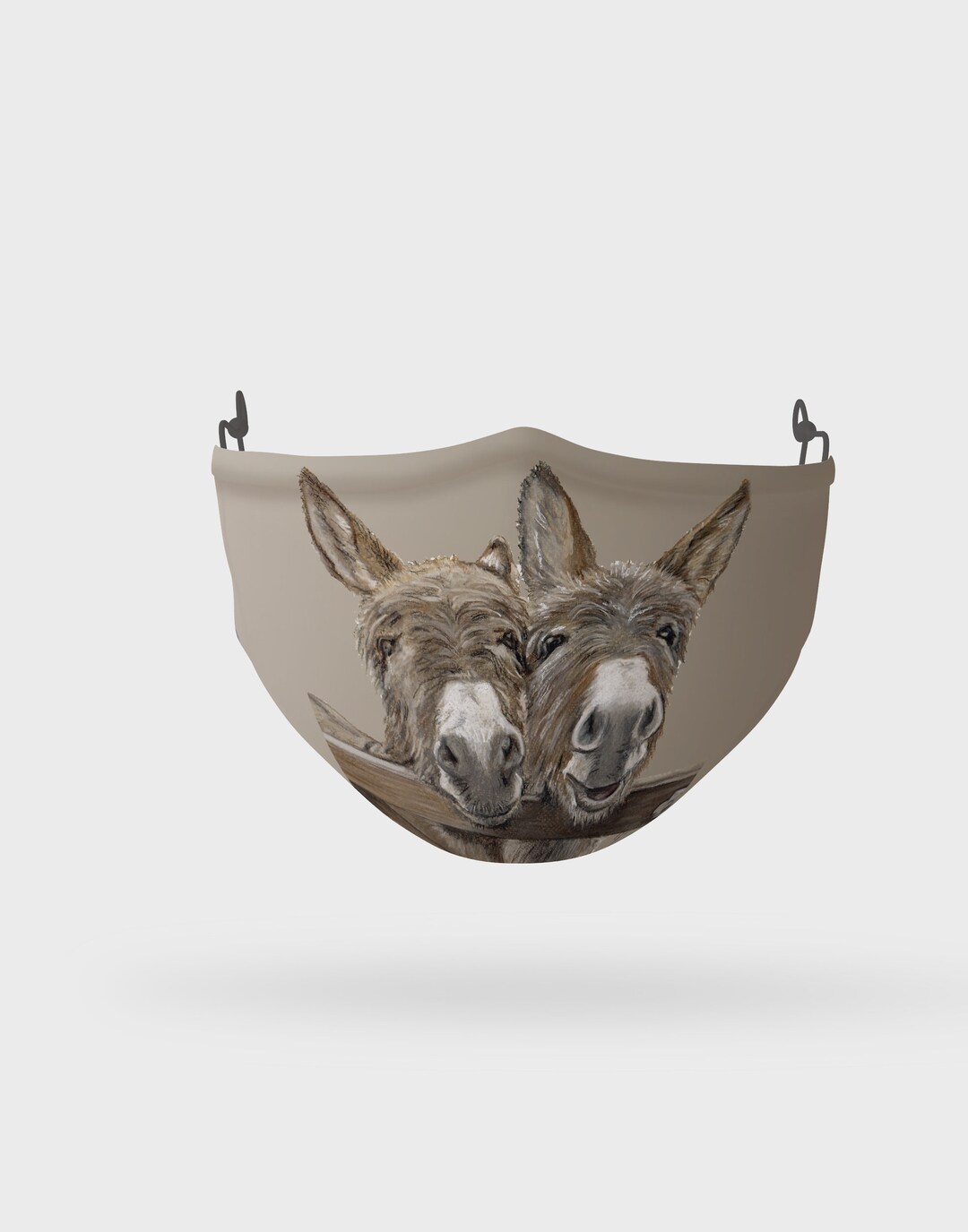 Donkeys Over Gate Face Mask - Etsy