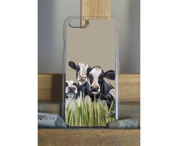 Row of Friesian Cows Farming Dairy Phone Case Featuring an | Etsy UK