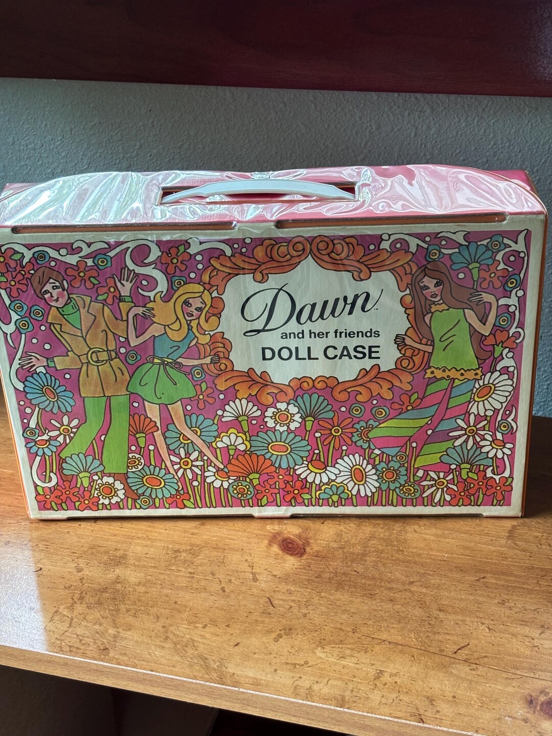 VTG 1971 Topper Dawn and Her Friends Doll Storage Case Topper Toys Made ...