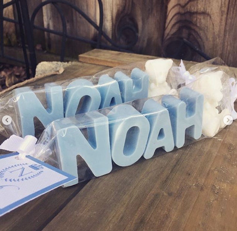 LETTER SOAPS Set of 3 Alphabet Soaps Letter Soap Favors - Etsy