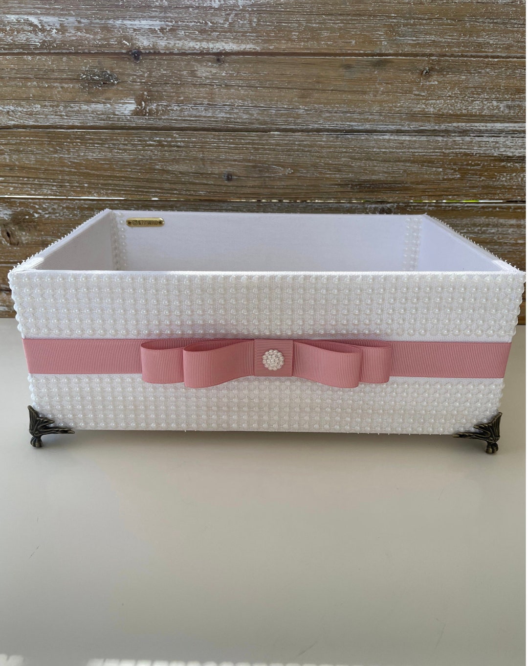 Wedding Program Box,program Box, Program Basket, Favor Holder, Bathroom ...