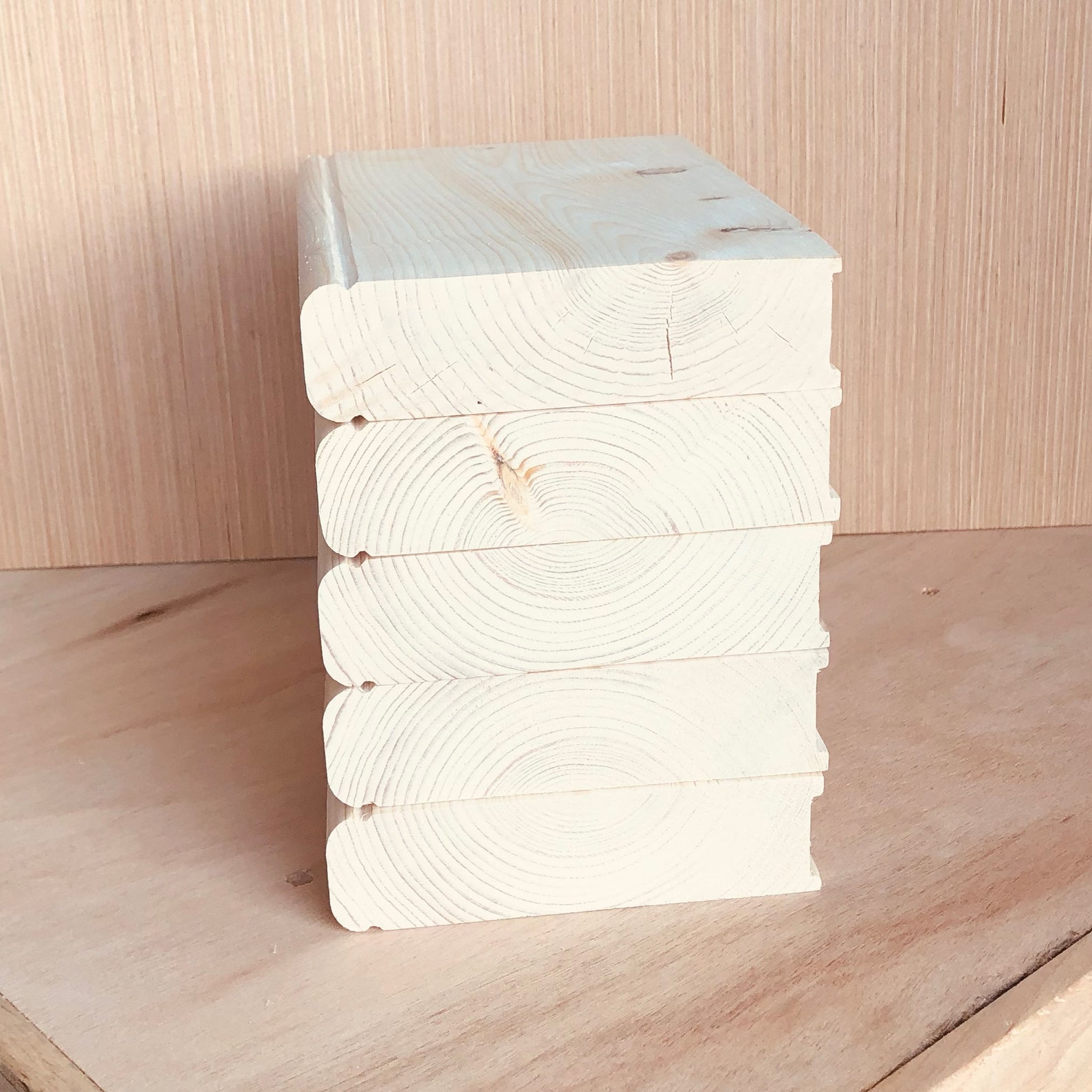 Set of 5 Faux Book Blanks / Raw Wood Book Blanks / DIY Wood - Etsy