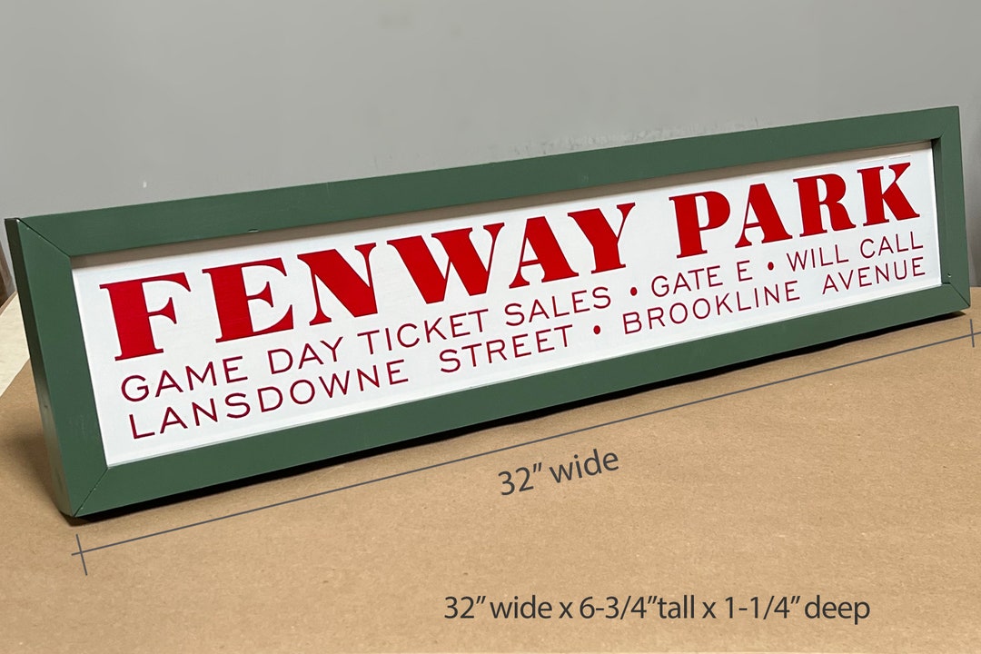 Iconic Entrance Collection - Replica Fenway Park Gate E Sign - Unique Sports Memorabilia and ...