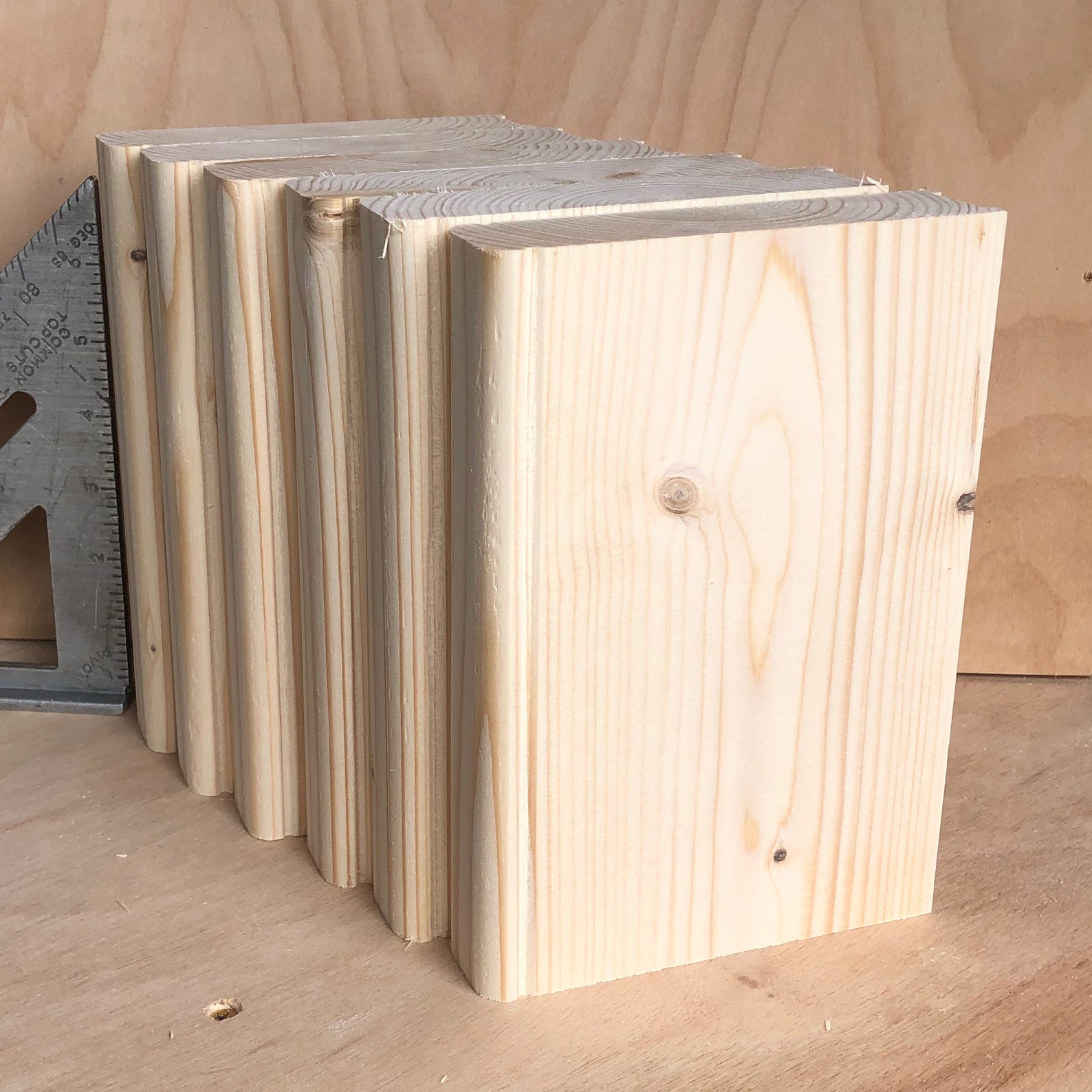Set of 6 Faux Book Blanks / Raw Wood Book Blanks / DIY Wood - Etsy