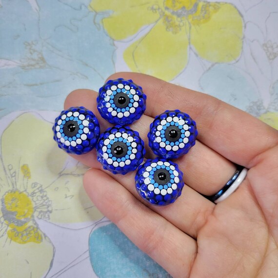 glass pebbles Collectible Itty Bittys Painted Rocks Glass Art Minis ...