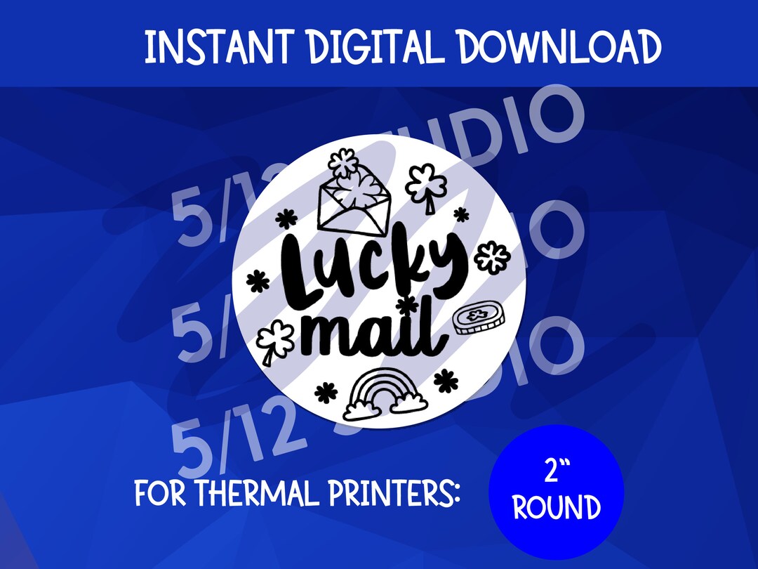 Lucky Mail PNG Thermal Printer | Packaging Label Download | Download ...