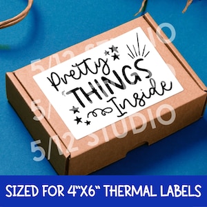 Pretty Things Inside PNG Download for Thermal Printer | Sticker ...