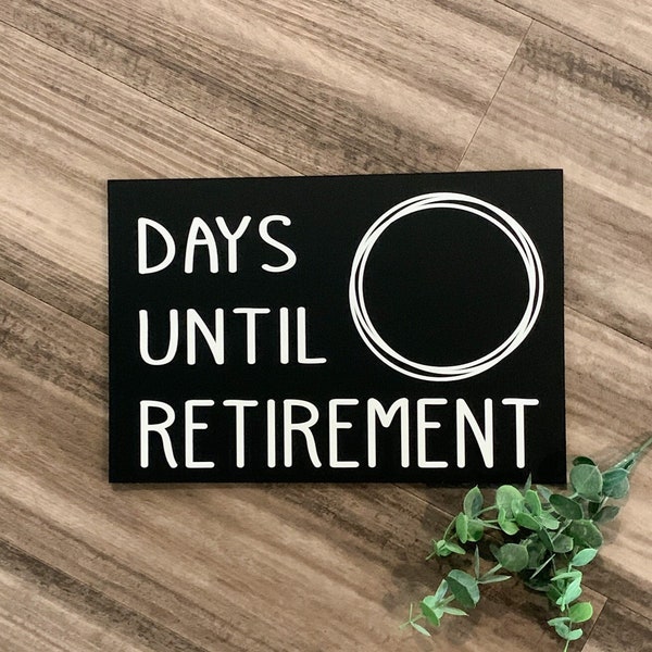 Retiree Calendar - Etsy