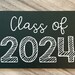Class of 2025 Sign, Graduation Photo Props, Graduation Chalkboard Sign ...