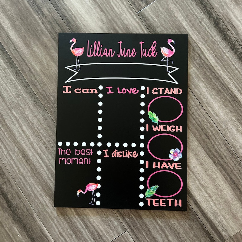 Flamingo Chalkboard - Etsy