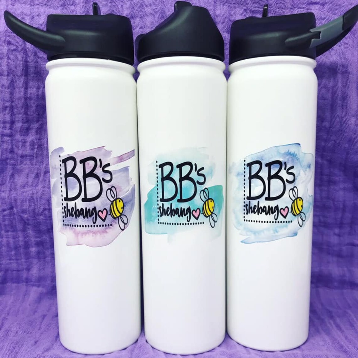 Custom Logo Water Bottle Promotional Items With Logo Design | Etsy