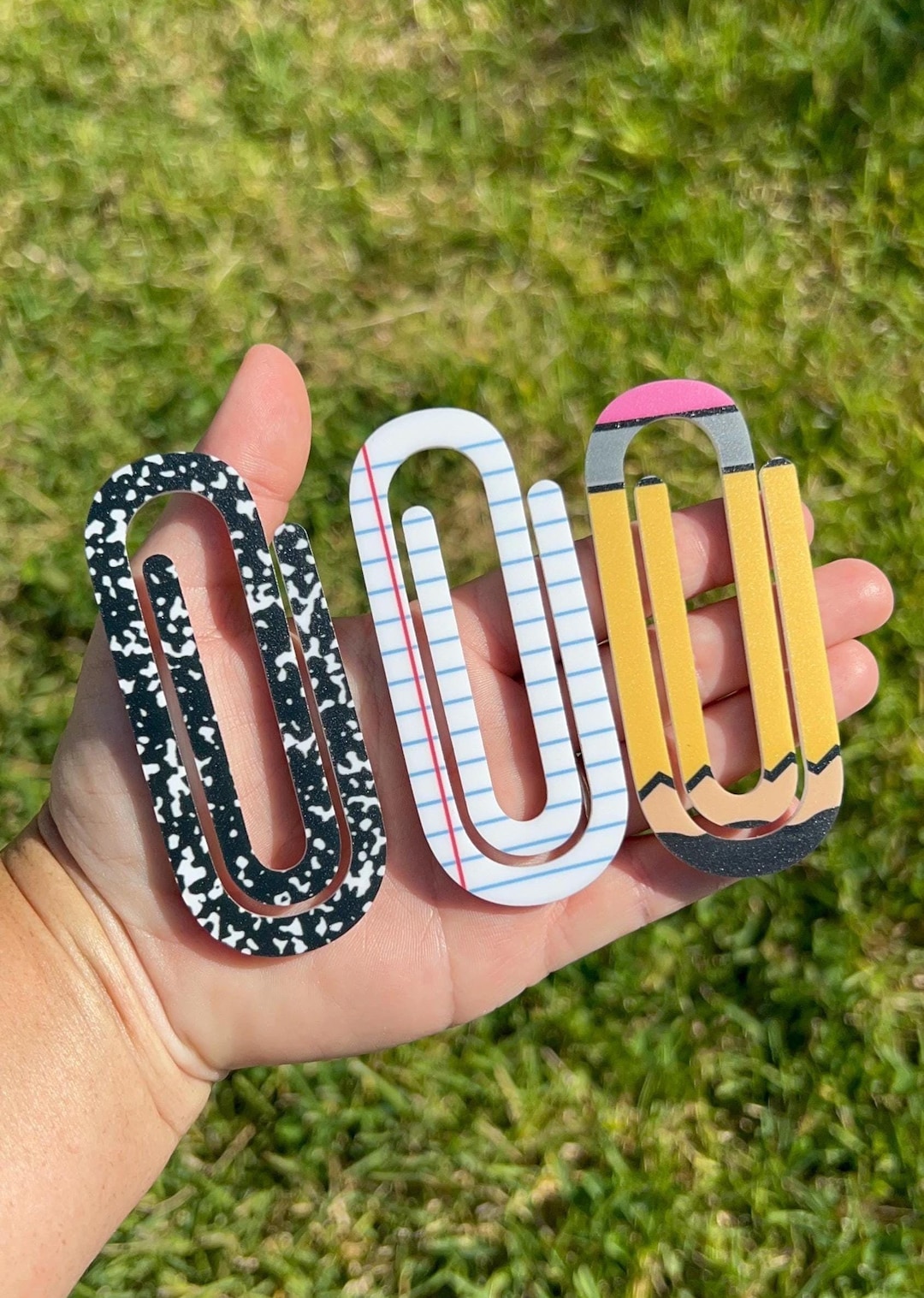 Teacher Paperclip Bookmark Set, Bookmark Gift for Teacher, Gift for ...