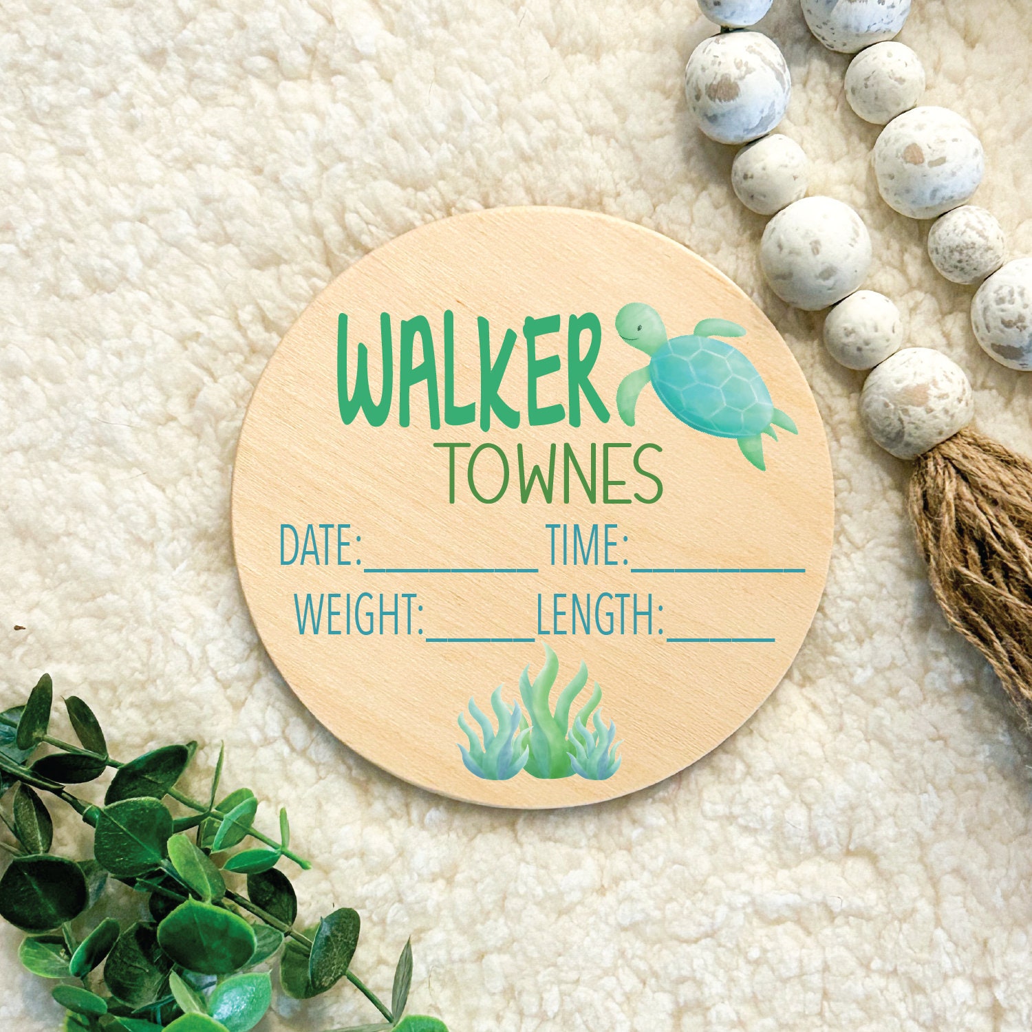Baby Announcement Sign for Hospital, Personalized Baby Name Sign, Baby ...