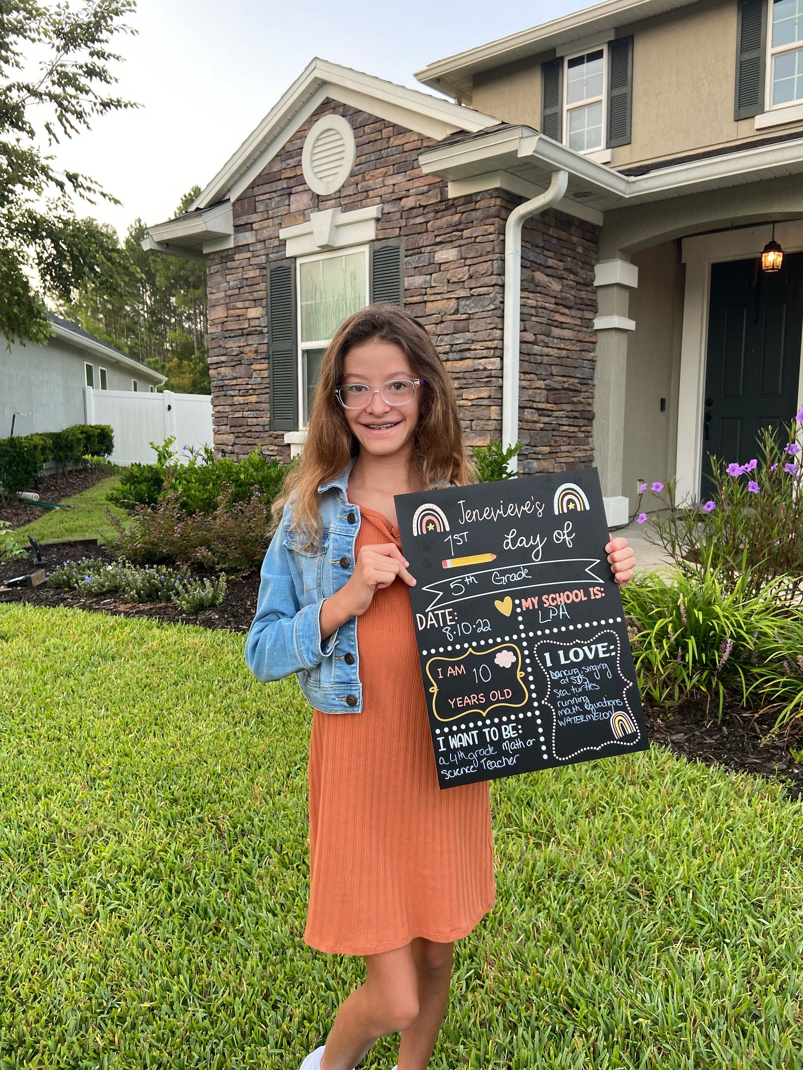 Boho Rainbow Back to School Chalkboard Sign Rainbow Milestone - Etsy