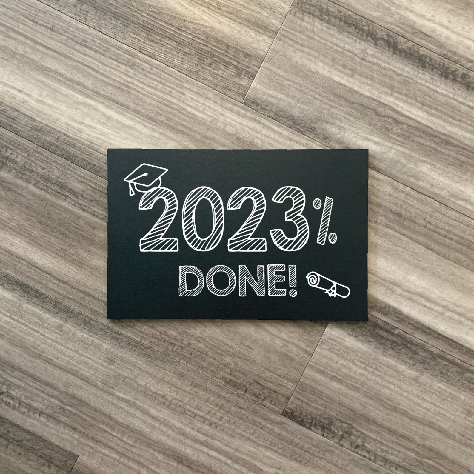2024% Done Sign Class of 2024 Sign Graduation Photo Props - Etsy